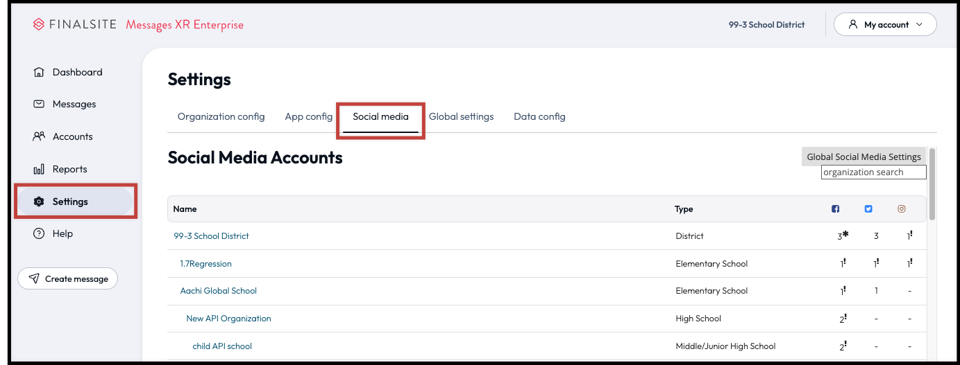 Add social media accounts in Messages XR Enterprise – Messages XR ...