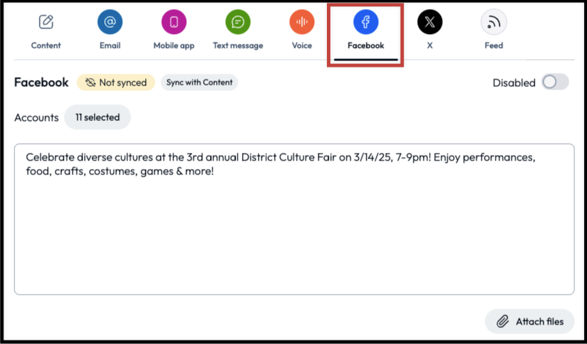 Create and send a message – Messages XR Enterprise