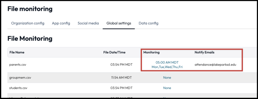 Manage your monitoring options – Messages XR Enterprise